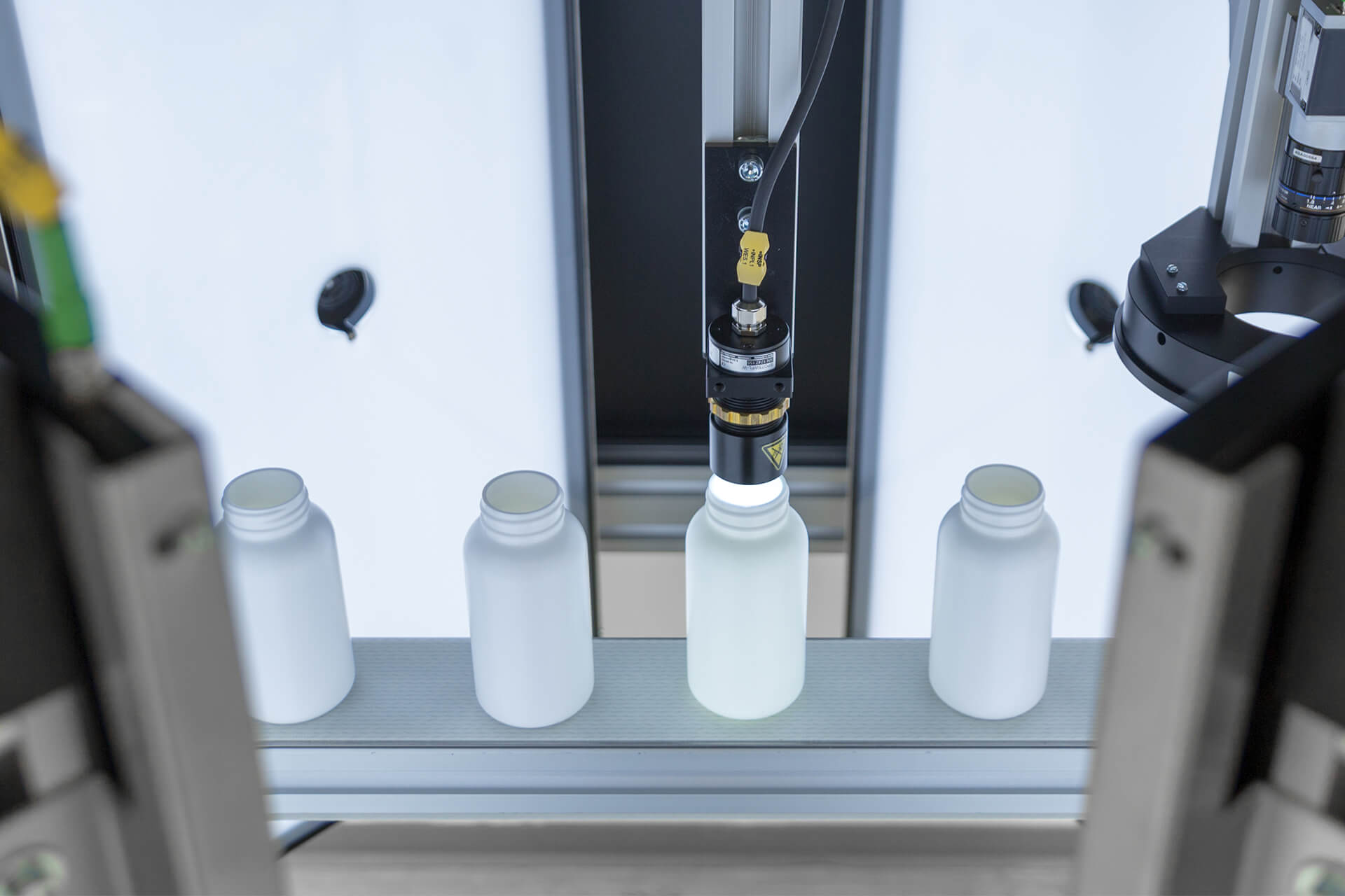 Pharma bottle inspection & quality control of plastic packaging