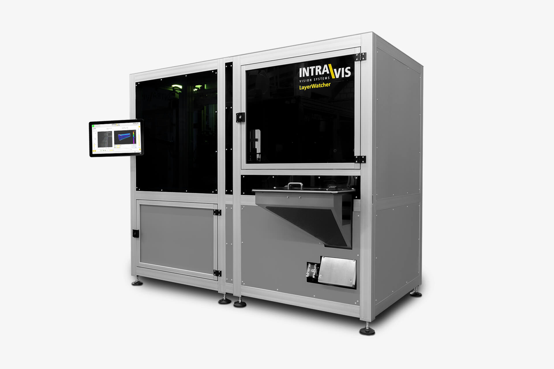 Vision inspection system for barriers and layers of PET preforms