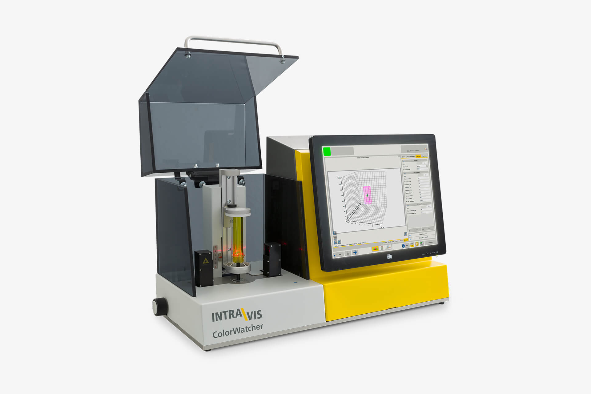 ColorWatcher Lab for precise color measurement of preforms